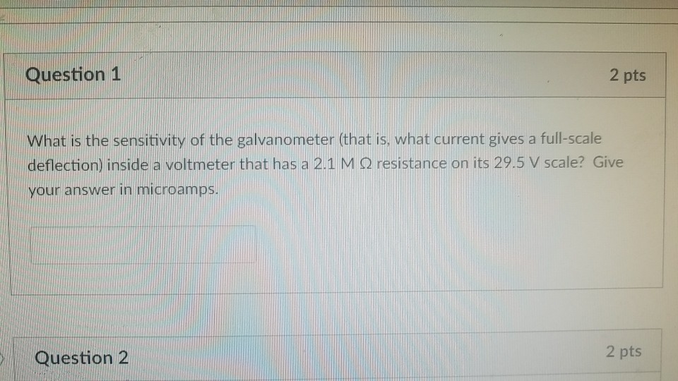 Solved Question 1 2 pts What is the sensitivity of the | Chegg.com