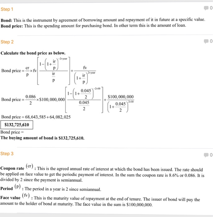 Solved Step 1 Bond: This is the instrument by agreement of | Chegg.com