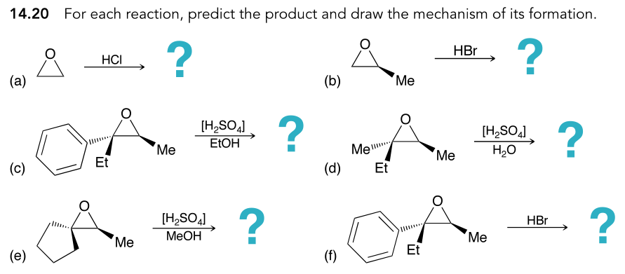 Solved For each reaction, predict the product and draw the | Chegg.com