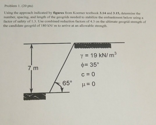 Solved Problem 1. (20 pts) Using the approach indicated by | Chegg.com