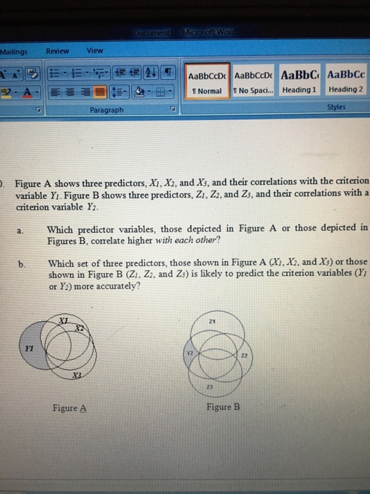 Solved Figure A shows three predictors, X_1, X_2, and X_3, | Chegg.com