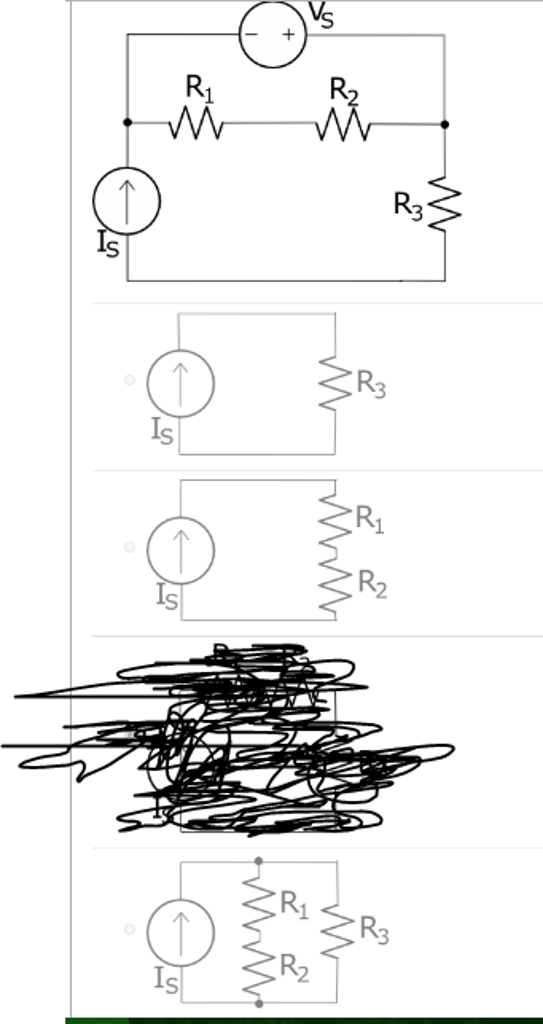 Solved Given is the circuit below. If we zero out the | Chegg.com