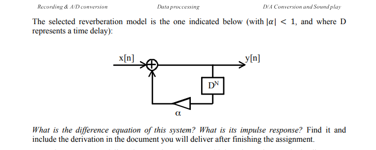 Solved Signals and Systems difference equation from block | Chegg.com