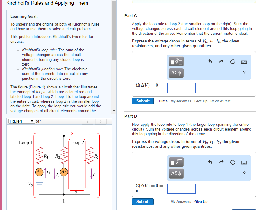 Solved To understand the origins of both of Kirchhoff's | Chegg.com