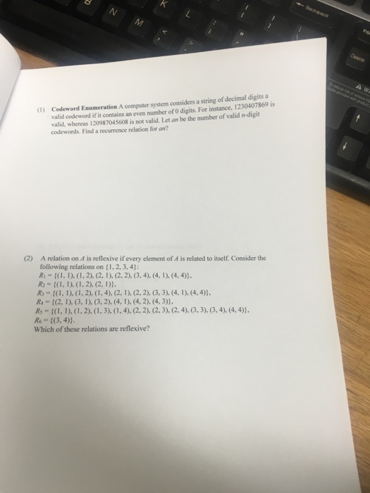 Solved A Computer System Considers A String Of Decimal