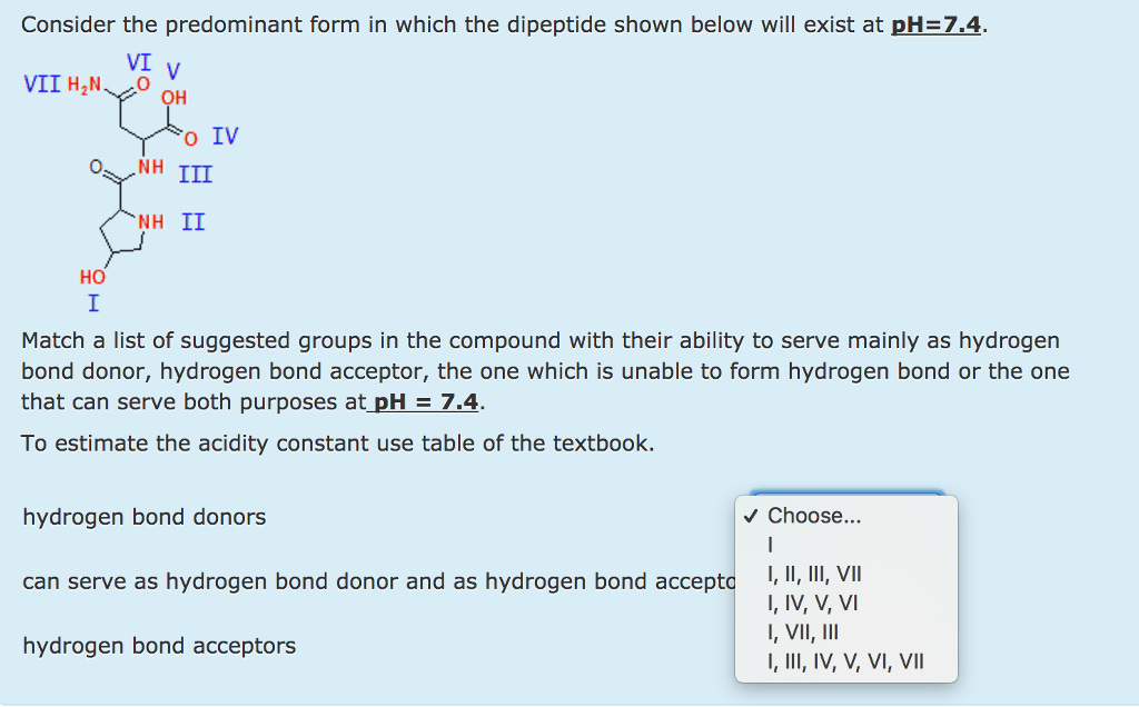 Solved Consider the predominant form in which the dipeptide | Chegg.com