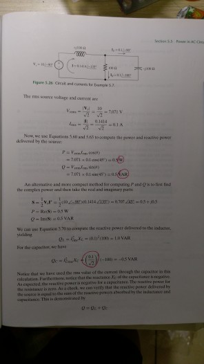 Solved why doesn't problem 4. use Vrms and Irms and example | Chegg.com