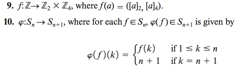 Solved Verify given function is a homorphism and find its | Chegg.com