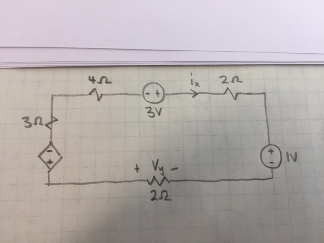 Solved Find ix and Vy on the circuit shown below using the | Chegg.com Solved Find ix and Vy on the circuit shown below using the | Chegg.com