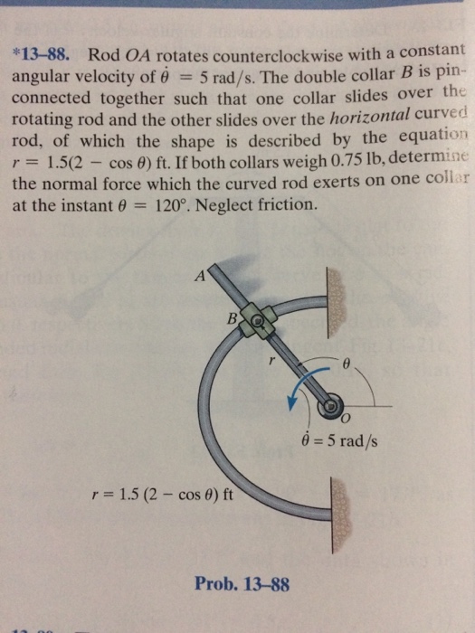 Solved: Rod OA Rotates Counterclockwise With A Constant An... | Chegg.com Solved: Rod OA Rotates Counterclockwise With A Constant An... | Chegg.com