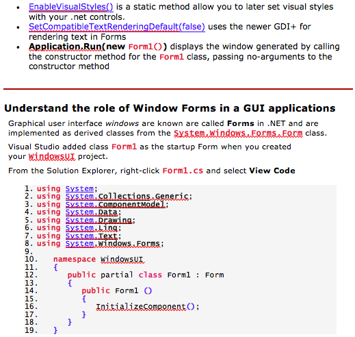 Solved Activity 1 Read and explain the contents of C# | Chegg.com ...