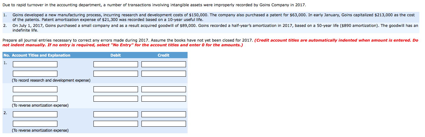 Solved Due to rapid turnover in the accounting department, a | Chegg.com