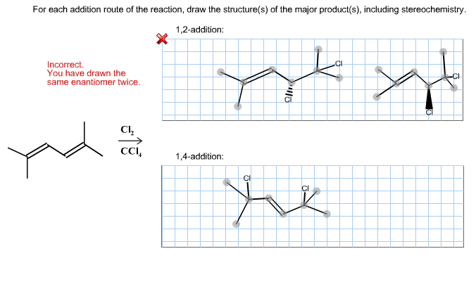 For each addition route of the reaction, draw the | Chegg.com