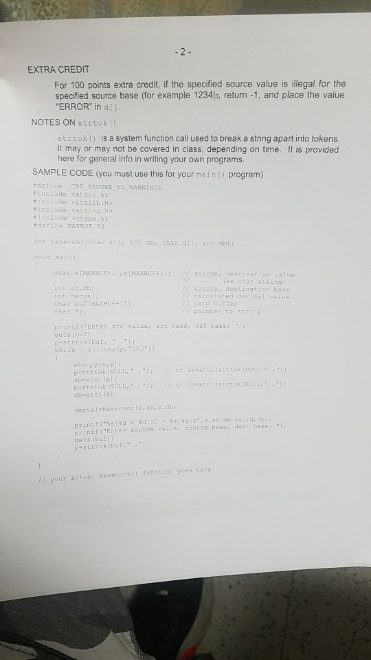 Solved ECE 160 Project 12 base conversions PROBLEM STATEMENT | Chegg.com
