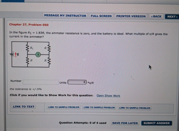 Solved MESSAGE MY INSTRUCTOR FULL SCREEN PRINTER VERSION | Chegg.com