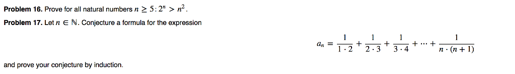 Solved Prove for all natural numbers n greaterthanorequalto | Chegg.com