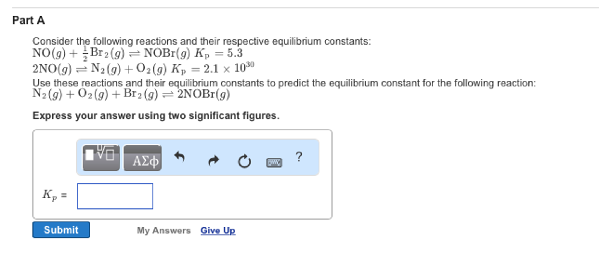 Consider the following reactions and their | Chegg.com Consider the following reactions and their | Chegg.com