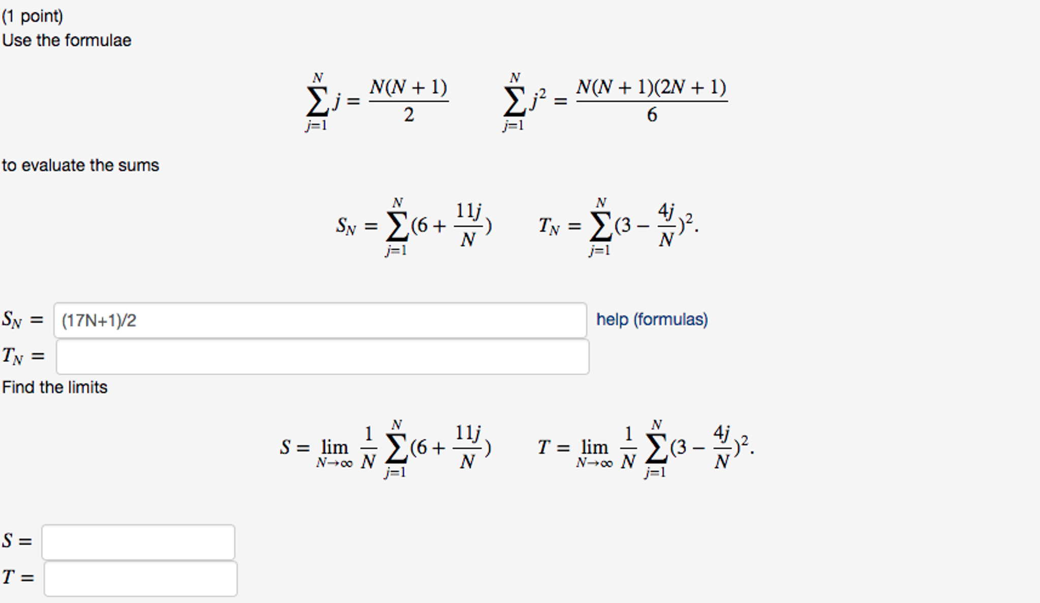 Solved 1 Calculate The Limit For The Given Function And 9524
