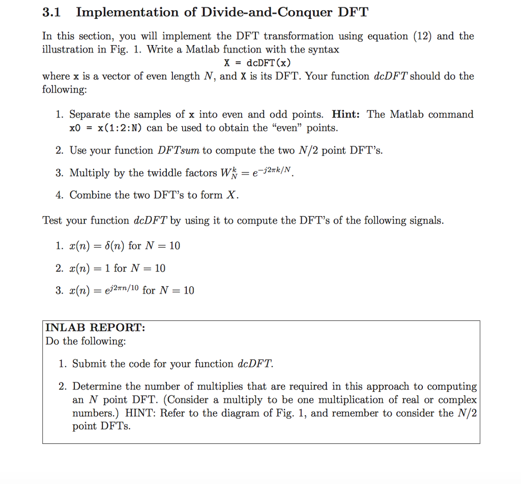 31 Implementation Of Divide And Conquer Df1t In This