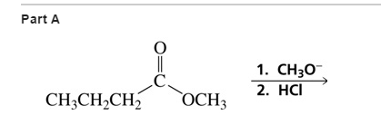 Solved Part A CH CH CH. OCH 1. CH30 2. HCI | Chegg.com