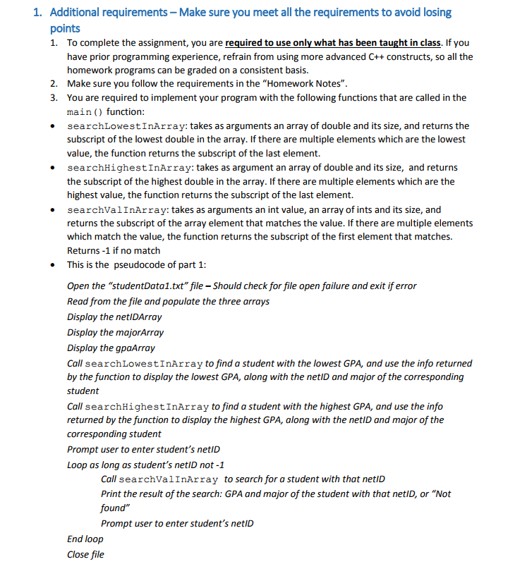 Solved Part 1 (Graded out of 100) Write a program that reads | Chegg.com