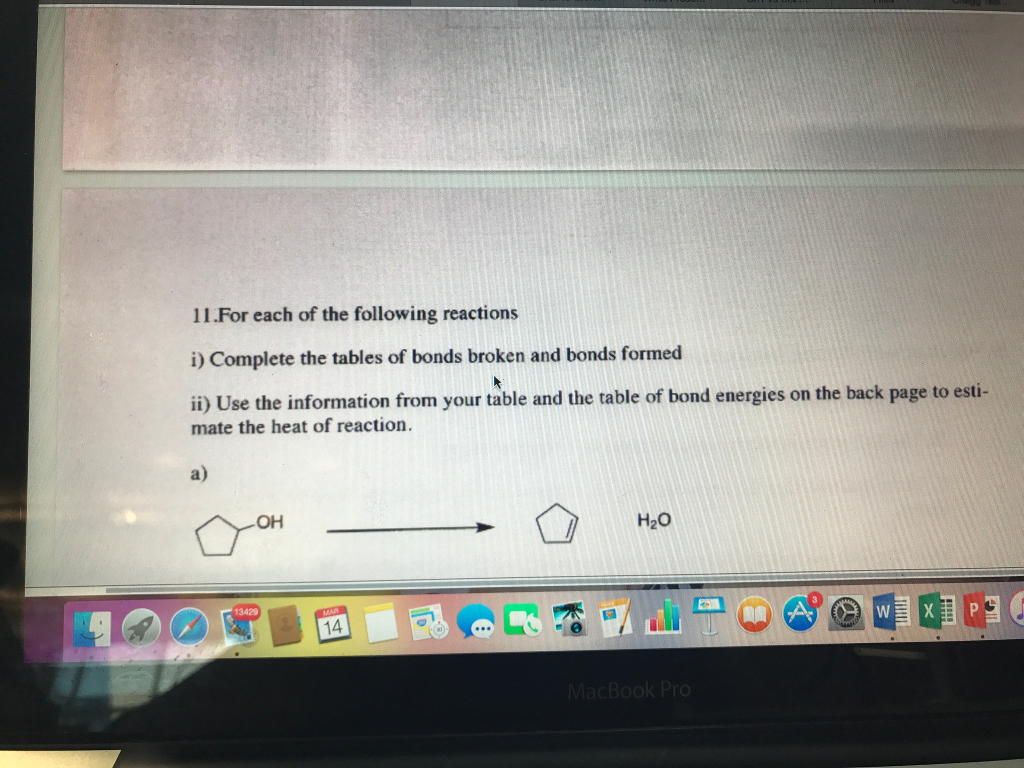 Solved For each of the following reactions i) Complete the | Chegg.com
