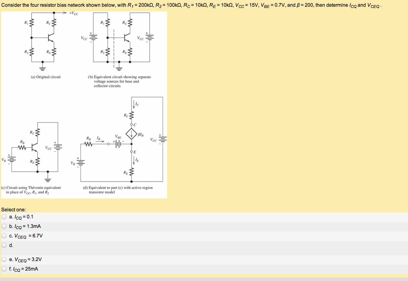 Solved Use the load-line analysis for the PMOS amplifier | Chegg.com