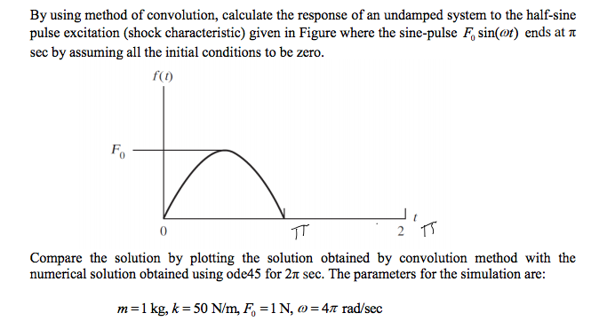 By using method of convolution, calculate the | Chegg.com