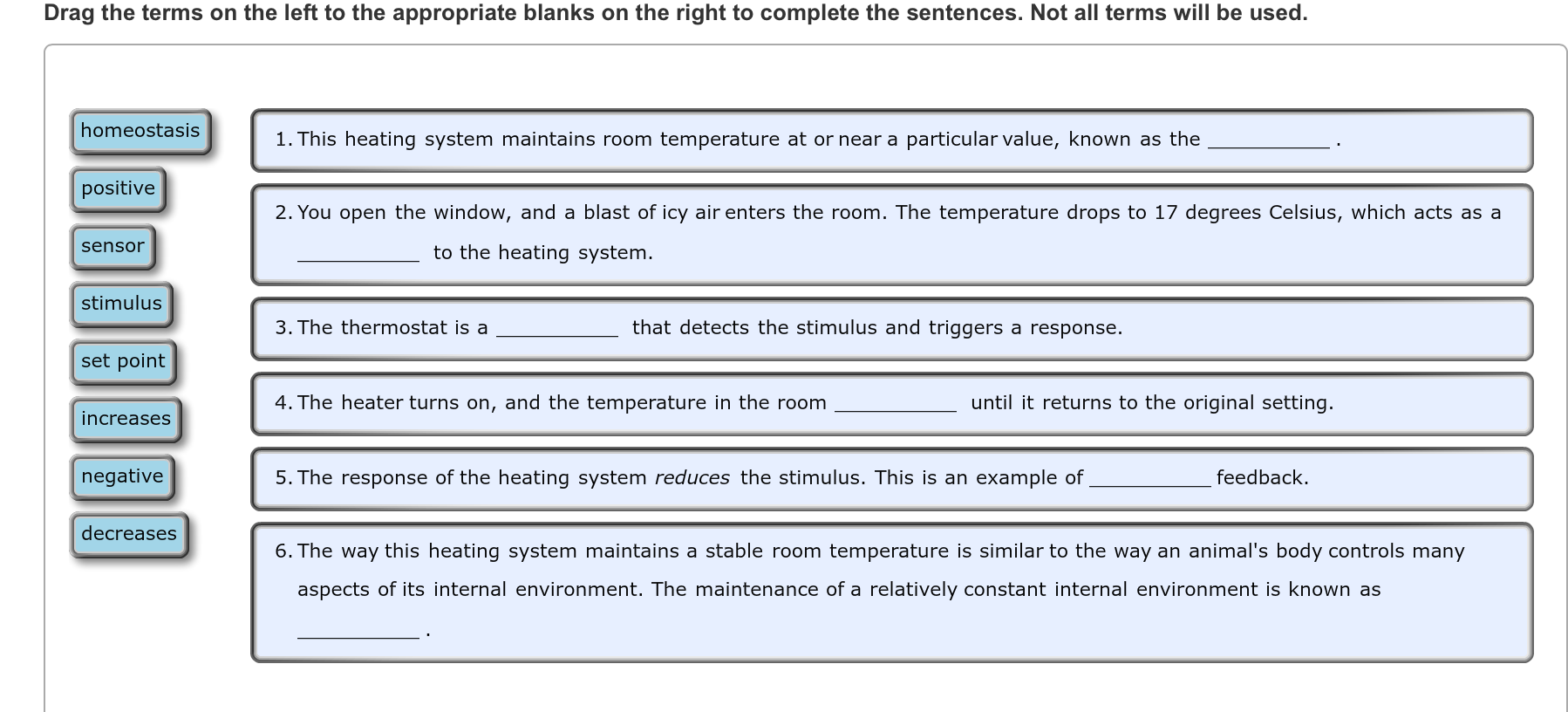 Solved maintaining homeostasis An animal's body maintains a | Chegg.com