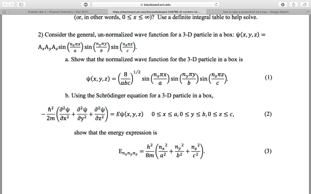 Solved Consider The General Un Normalized Wave Function For