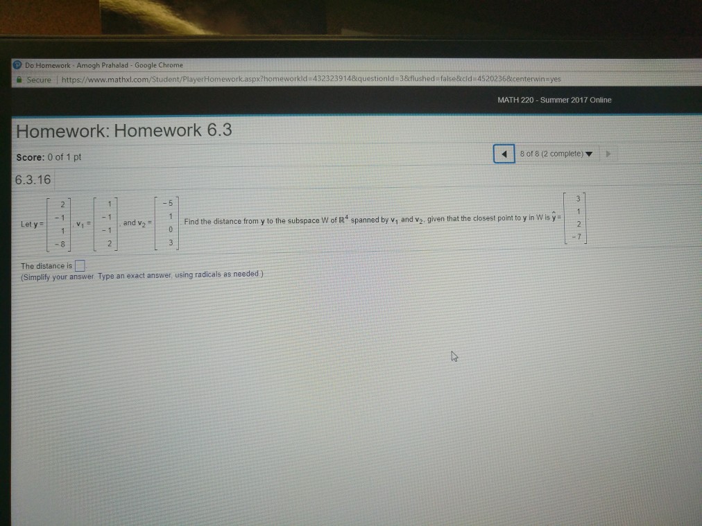 Solved Do Homework Amogh Prahalad -Google Chrome 읊 Secure | Chegg.com