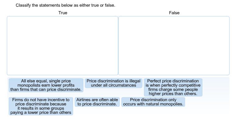 Solved Classify The Statements Below As Either True Or