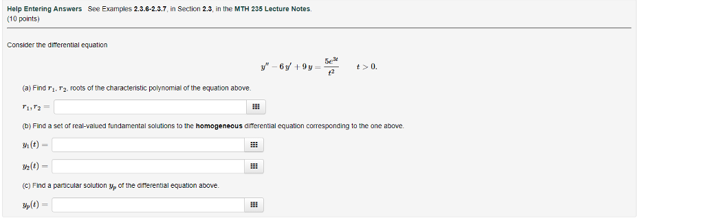 Solved Help Entering Answers See Examples 2.3.6-2.3.7, in | Chegg.com