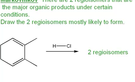 Solved the major organic products under certain conditions. | Chegg.com