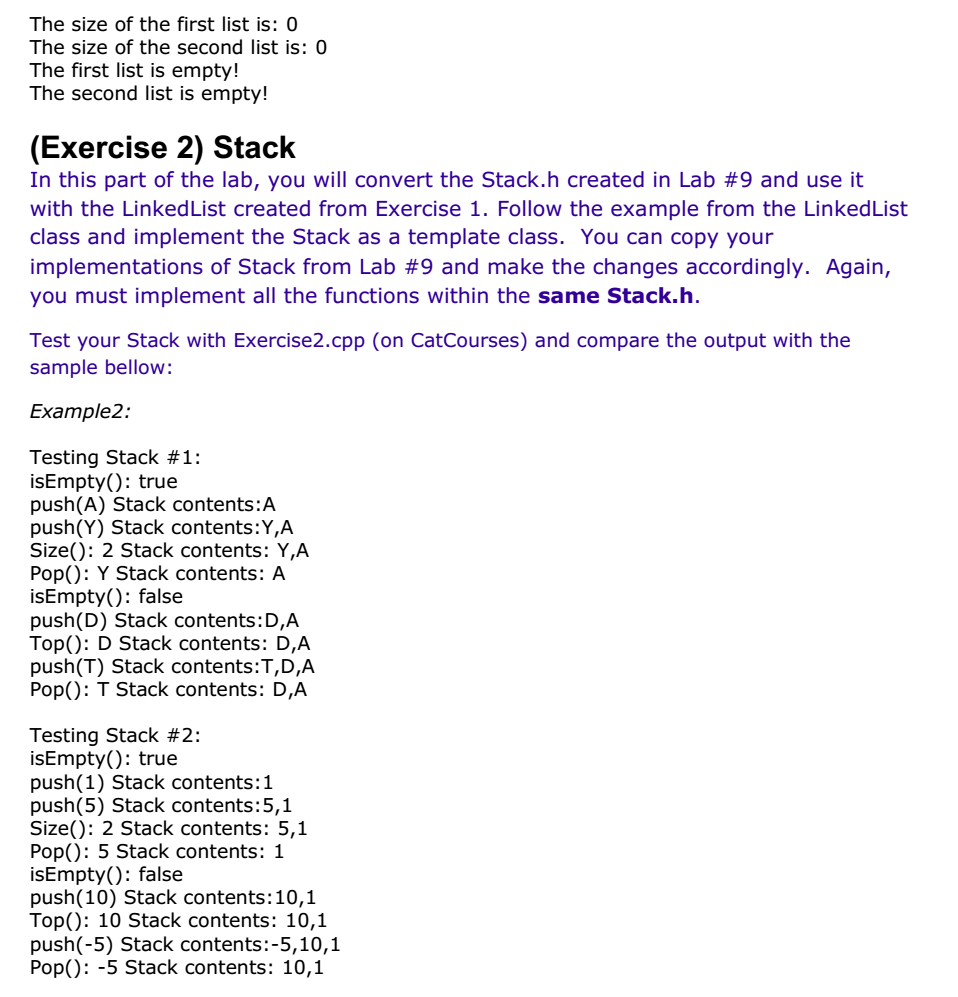 Solved LinkedList.h ~~~~~~~~~~~~~~~~ #ifndef | Chegg.com