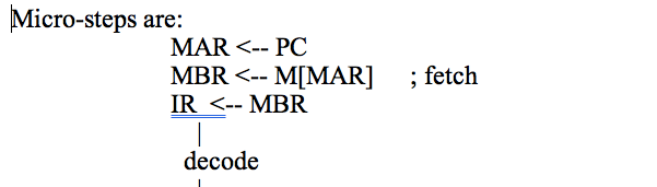 Micro-steps are: MAR