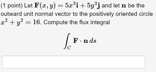 Solved outward unit normal vector to the positively oriented | Chegg.com