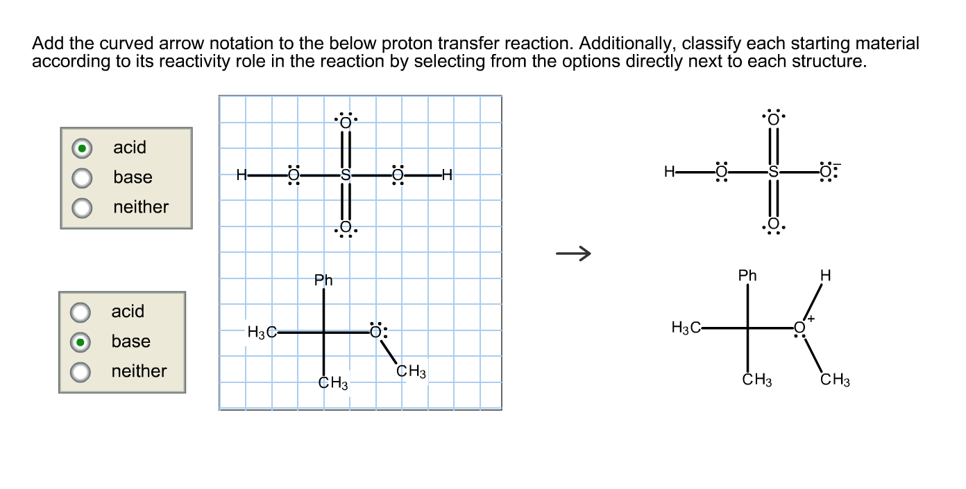 Solved Add the curved arrow notation to the below proton | Chegg.com
