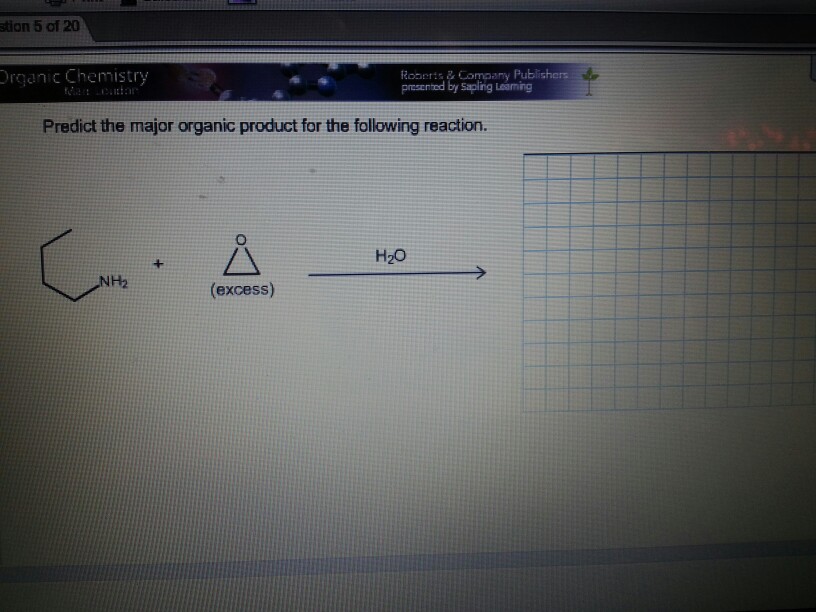 Solved Predict the major organic product for the following | Chegg.com