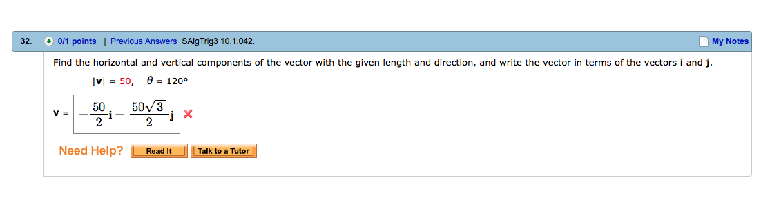 Solved Find the horizontal and vertical components of the | Chegg.com