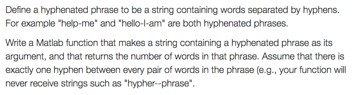 Solved Define a hyphenated phrase to be a string containing | Chegg.com