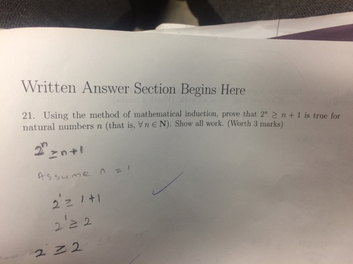 Solved Using the method of mathematical induction, prove | Chegg.com