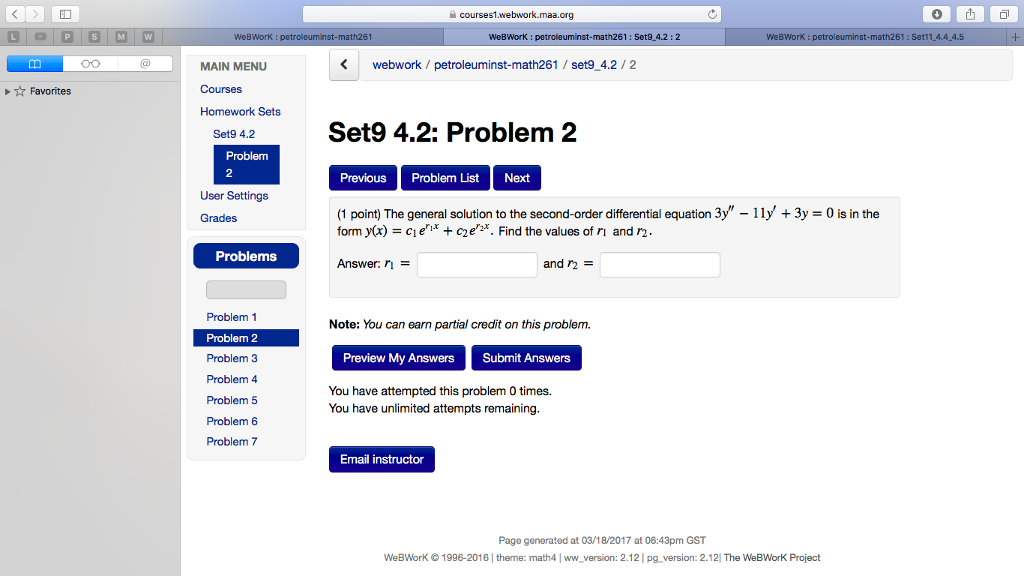 Solved Favorites courses1webwork maa.org WeBWork | Chegg.com Solved Favorites courses1webwork maa.org WeBWork | Chegg.com