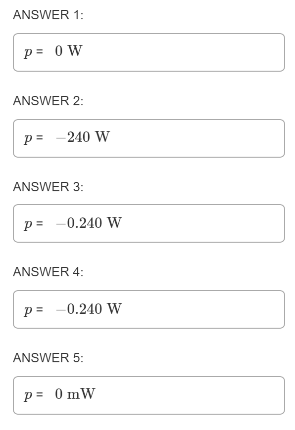 Solved Find the total power developed in the | Chegg.com