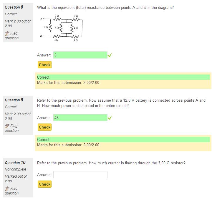 Solved What is the equivalent (total) resistance between | Chegg.com