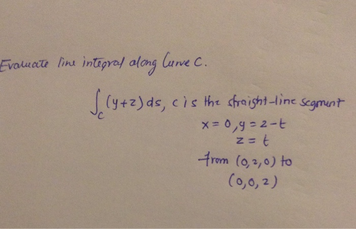 Solved Evaluate the integral along curve C.Integral C (y + | Chegg.com