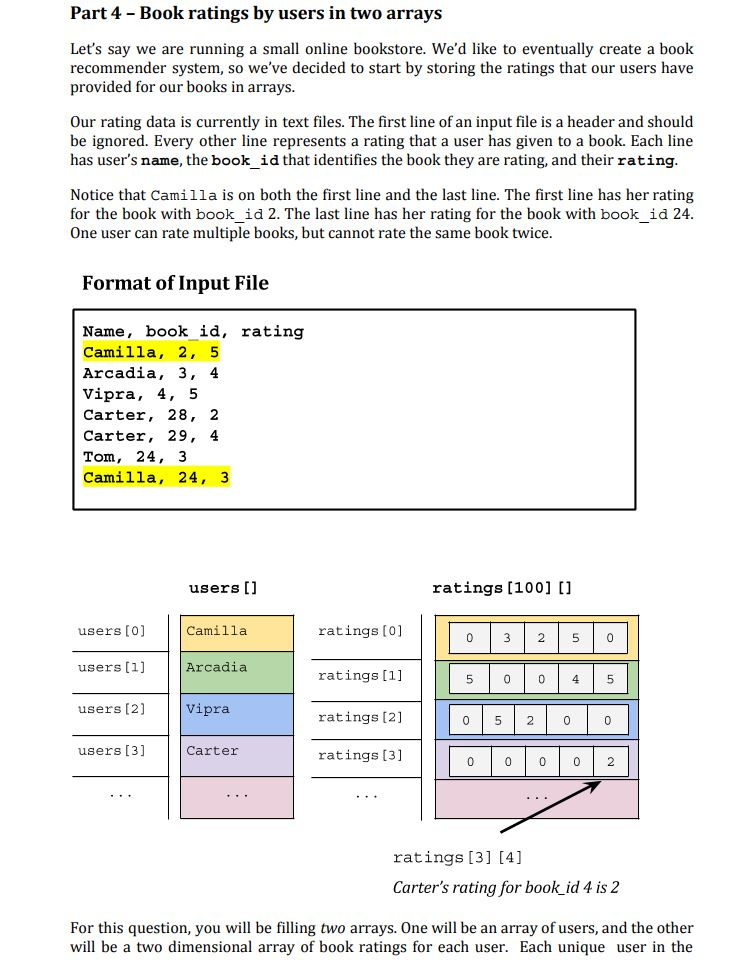 Solved Part 1 Read A File Line By Line In This Part You
