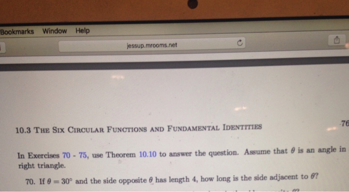 Solved The Six Circular Functions and Fundamental Identities | Chegg.com