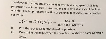 Solved The elevator in a modern office building travels at a | Chegg.com