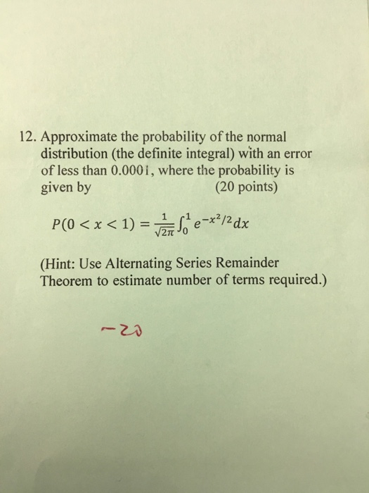 Solved Approximate the probability of the normal | Chegg.com